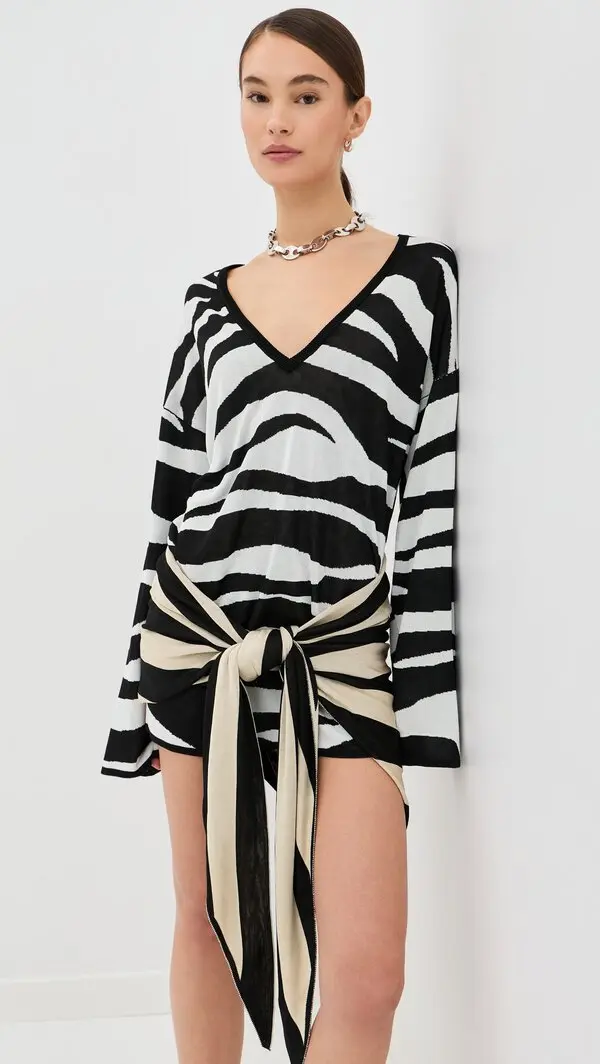 Attico Knit Mini Dress