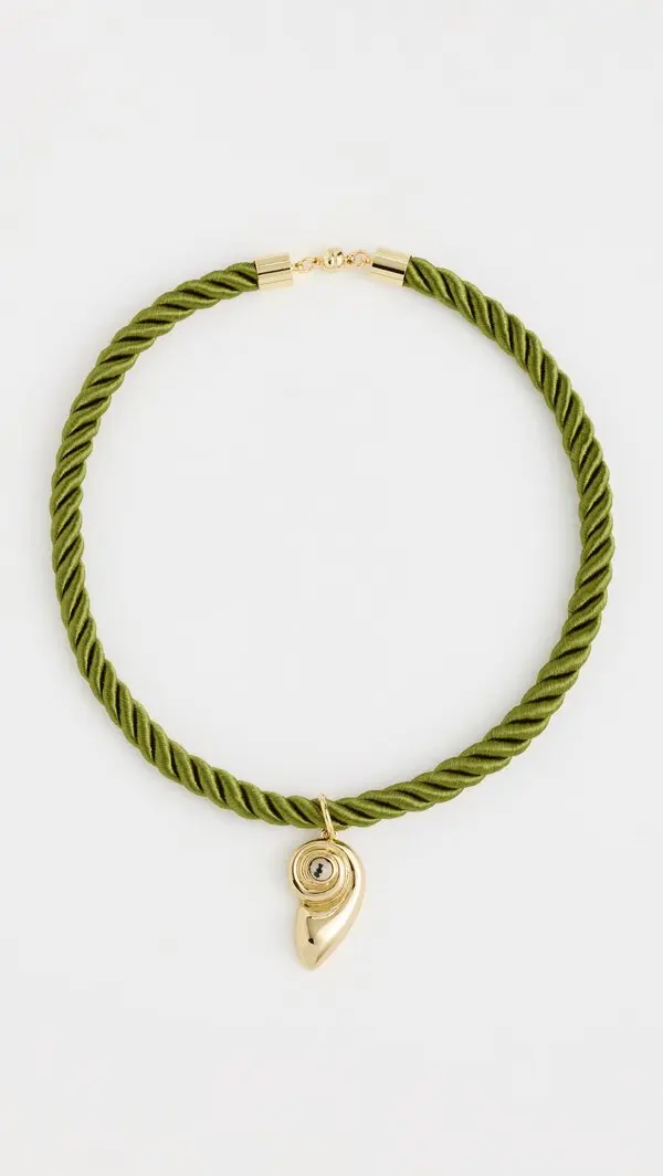 LUV AJ The Palma Shell Cord Necklace