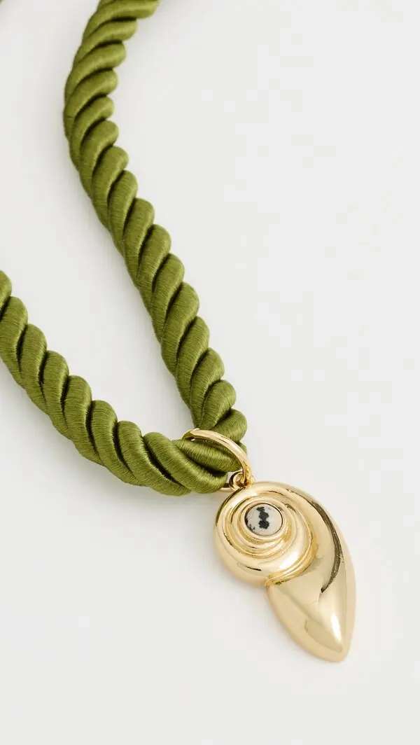 LUV AJ The Palma Shell Cord Necklace