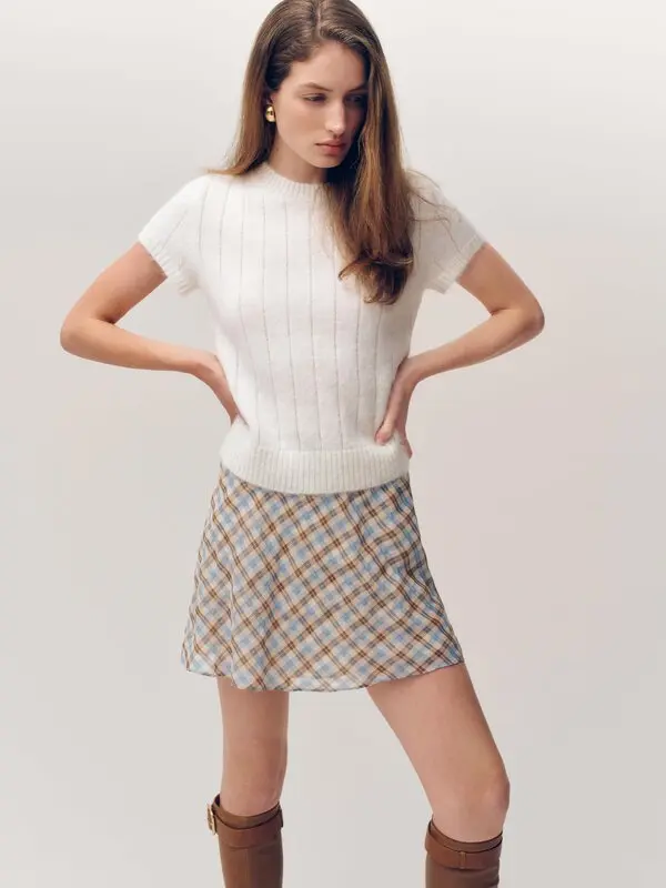 REFORMATION Darcy Cashmere T-shirt