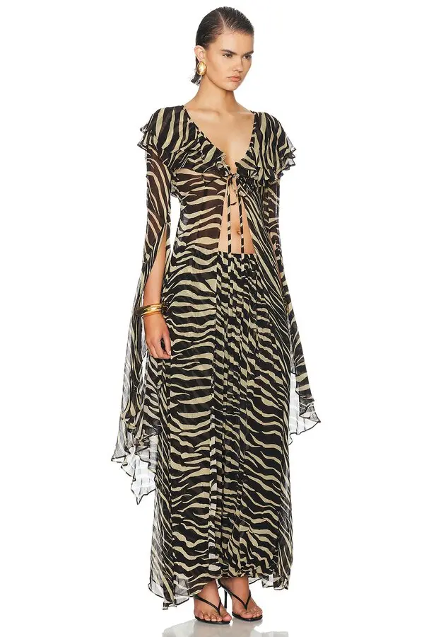 Ronny Kobo Kyle Maxi Top