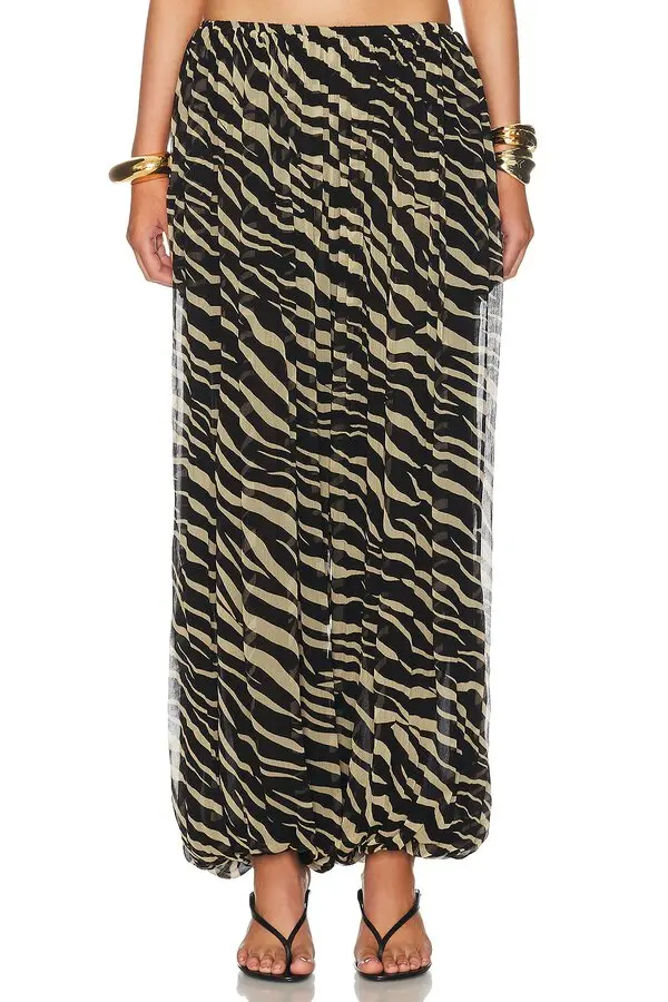 Ronny Kobo Renier Pants In Black & White - Zebra