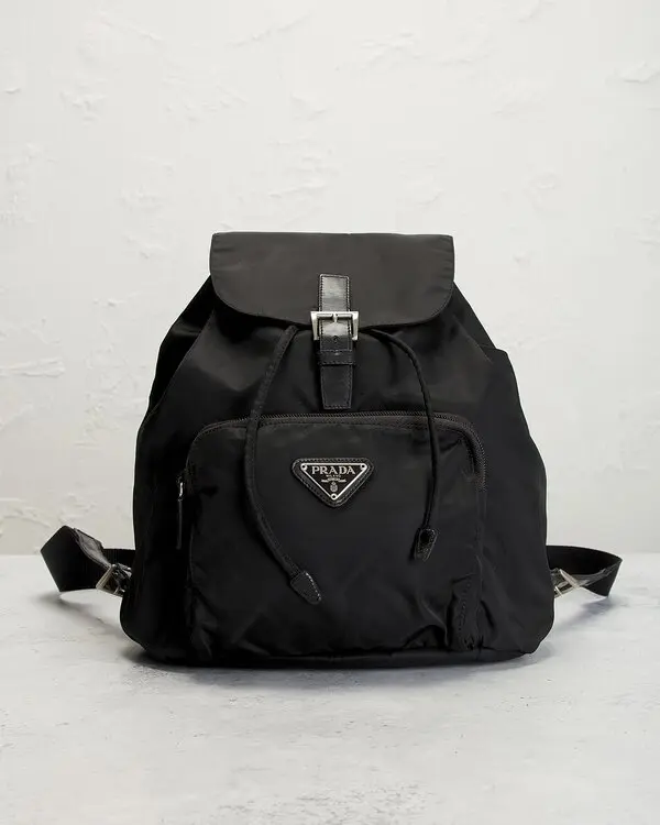 FWRD RENEW Prada Tessuto Mini Backpack