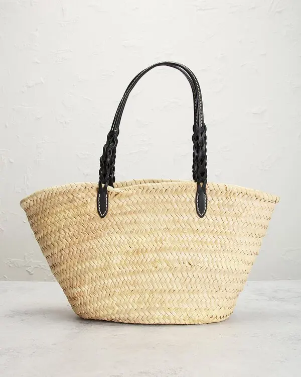 FWRD RENEW Prada Raffia Tote Bag