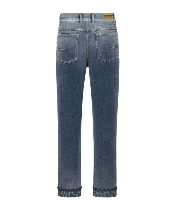 Dior Logo Patch Flared Jeans
