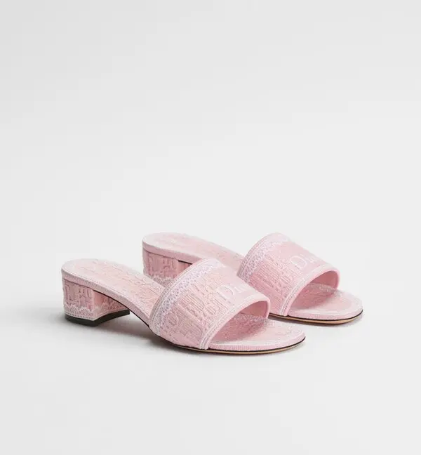 Dior Dioramour Dentelle Heeled Slide