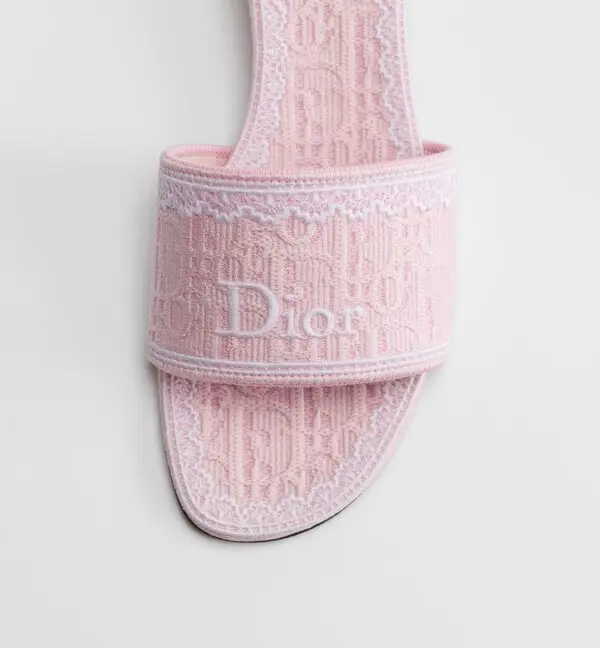 Dior Dioramour Dentelle Heeled Slide