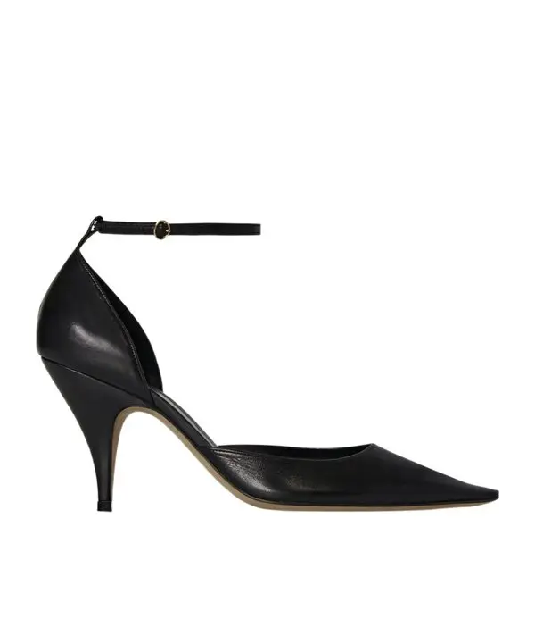 THE ROW Liisa D'orsay Ankle Strap Pumps - Black