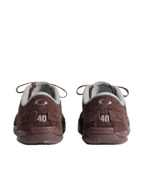 Balenciaga Hamptons Suede Sneakers - Dark Brown/gray