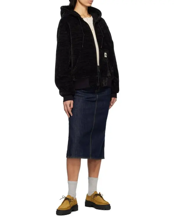 Carhartt Work In Progress Single Knee Denim Skirt - Blue