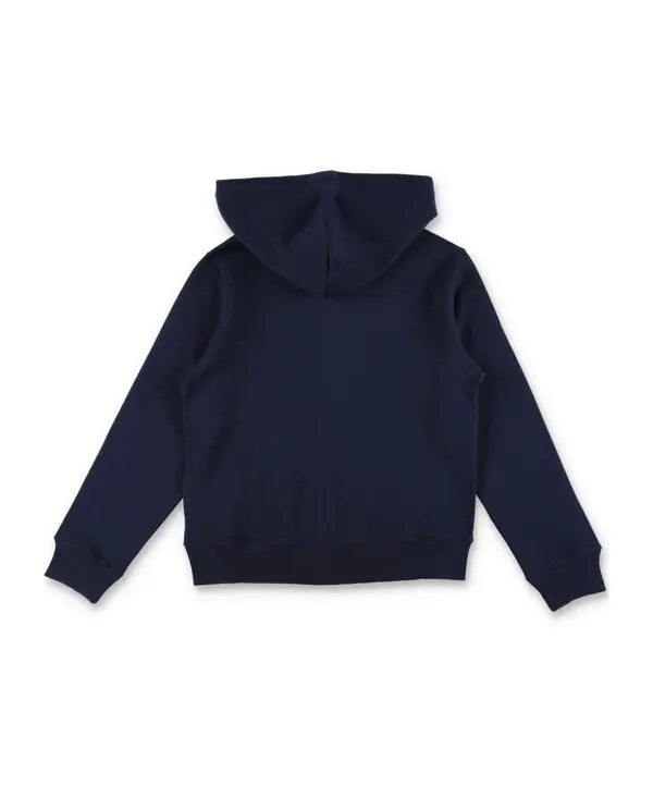 Polo Ralph Lauren Embroidered Logo Zip-up Hoodie - Black