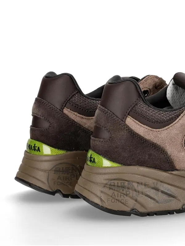 Premiata Lace-up Round Toe Sneakers