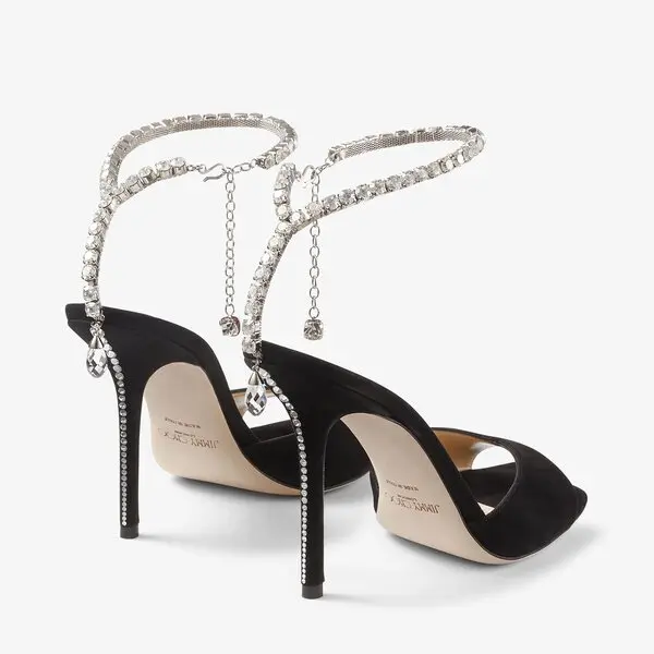 JIMMY CHOO Crystal Embellished High Heeled Sandals