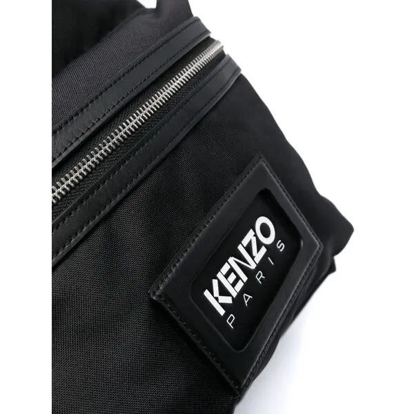 Kenzo Logo Patch Zipped Backpack