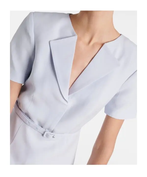 Roland Mouret Wool And Silk Midi Dress