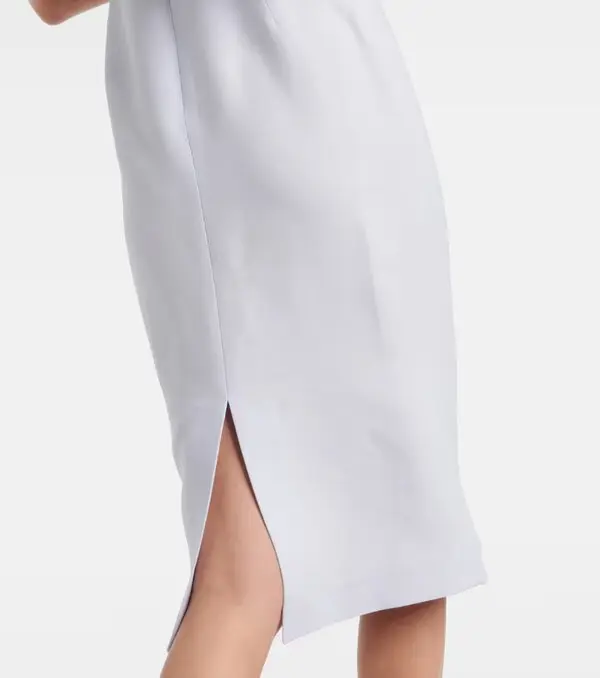 Roland Mouret Wool And Silk Midi Dress