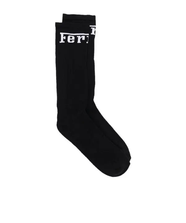 FERRARI Logo Socks - Black