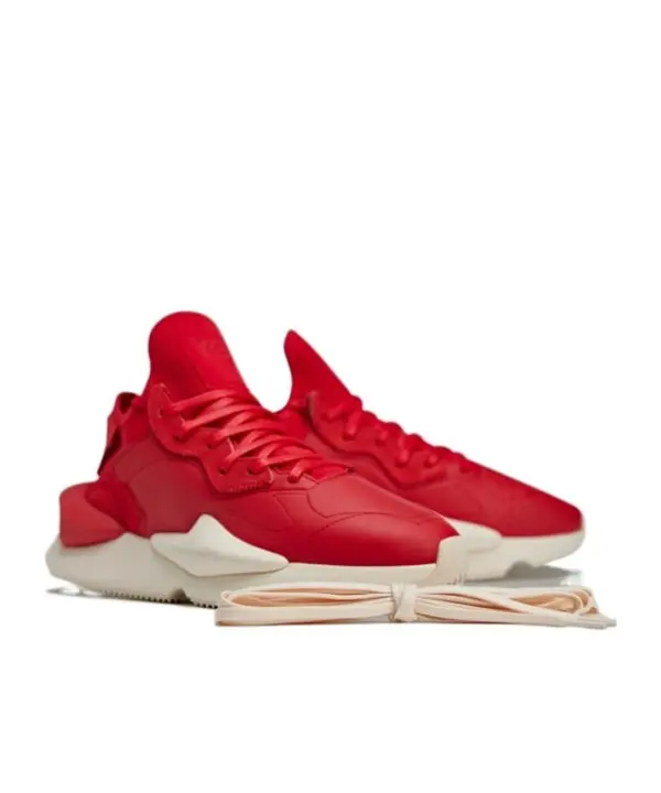 Y3 Logo Embossed Lace-up Sneakers