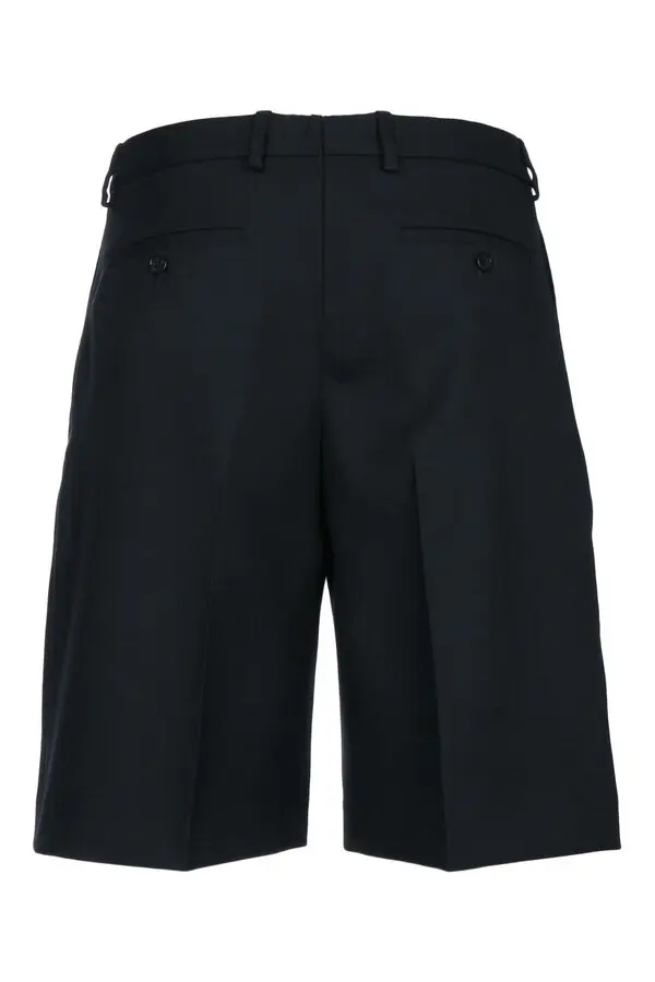 Dior Belt Loop Shorts With Pleated Details