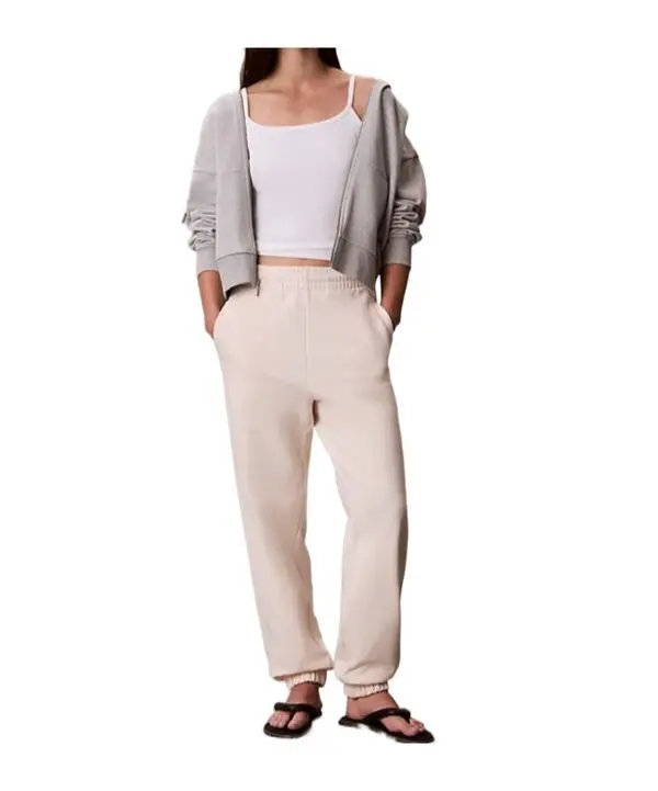 Calvin Klein Relaxed Cotton Terry Joggers - Dew