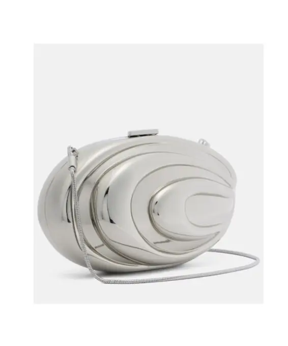 Simkhai Inez Metallic Clutch