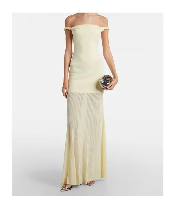 Simkhai Inez Metallic Clutch