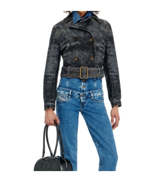 DIESEL® De-legend-s Belted Denim Jacket