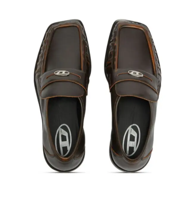 DIESEL® D-amber Leather Loafers