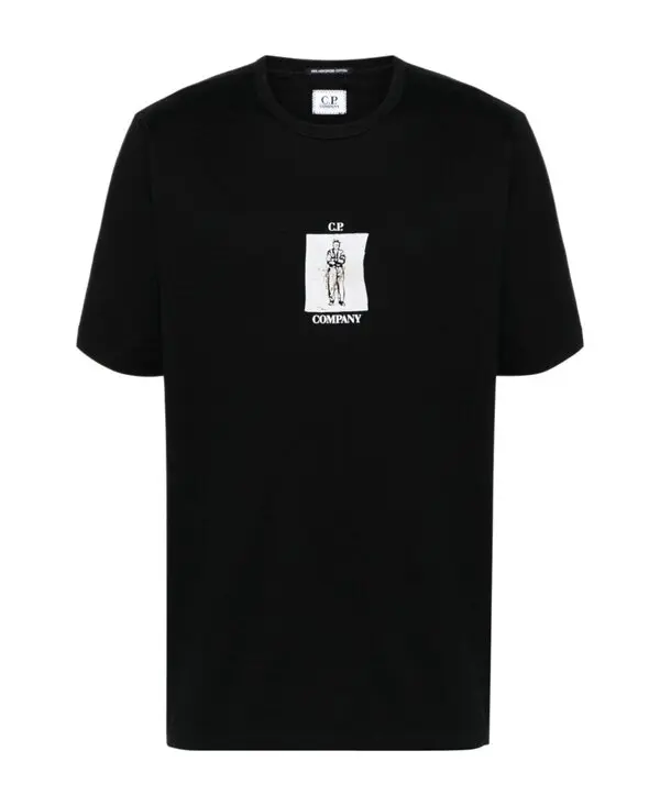 C.P. COMPANY British Sailor-print Cotton T-shirt