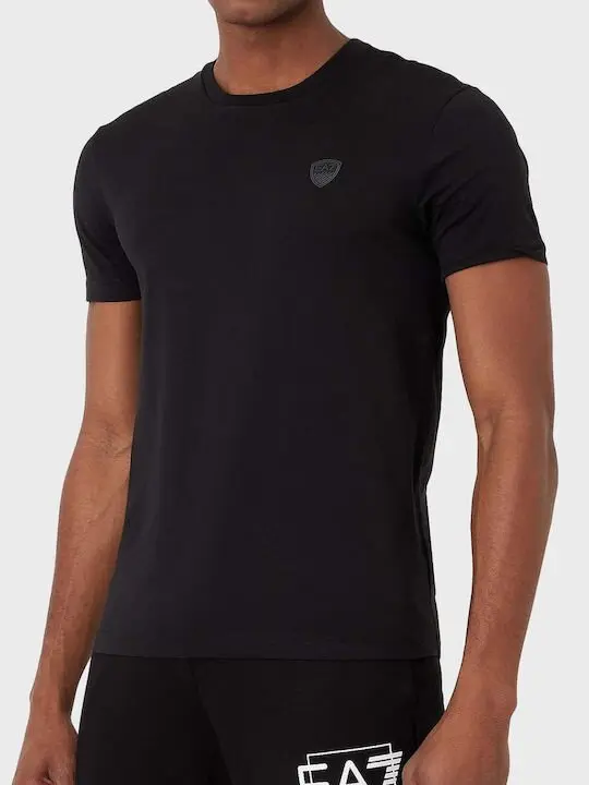 EA7 Logo-patch Cotton T-shirt