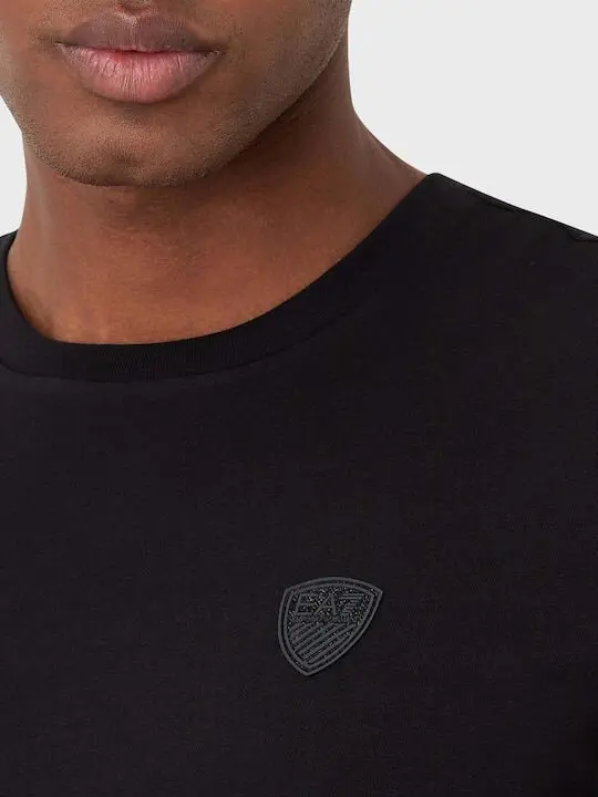 EA7 Logo-patch Cotton T-shirt