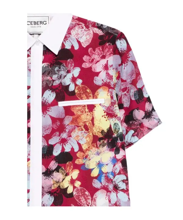 Iceberg Short-sleeve Floral Shirt