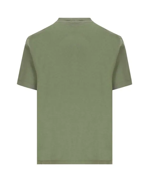 Stone Island Logo-embroidered Cotton T-shirt