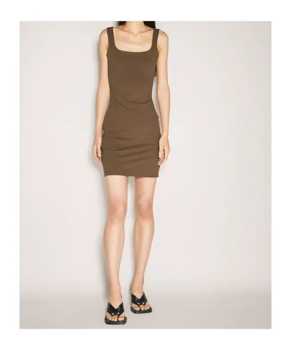 ENTIRE STUDIOS Square Neck Mini Dress
