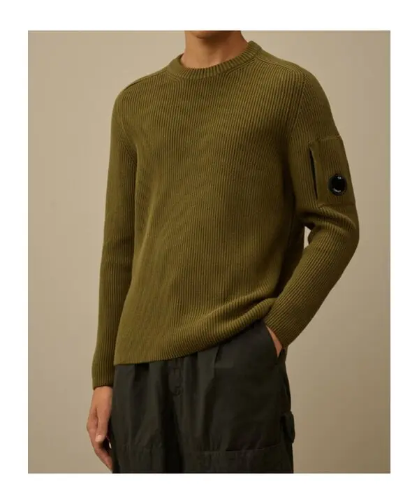 C.P. COMPANY Ribbed Knit Sweater