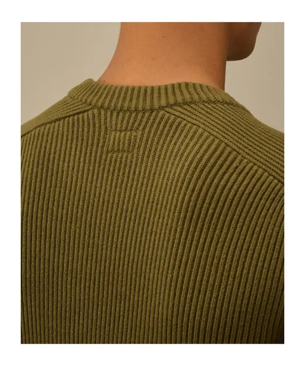 C.P. COMPANY Ribbed Knit Sweater