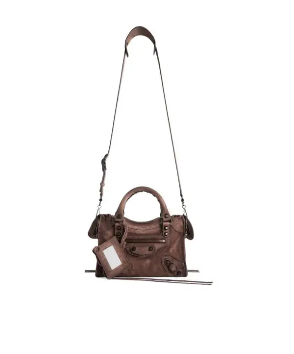 Balenciaga Le City Bag Mini In Light Espresso