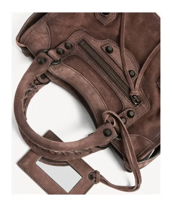 Balenciaga Le City Bag Mini In Light Espresso