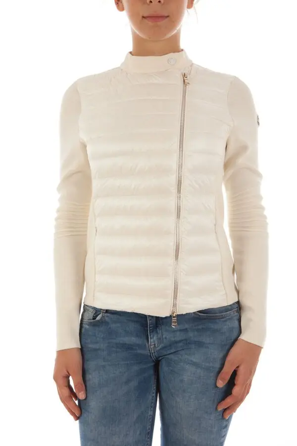Moncler Long-sleeved Zip-up Cardigan With Logo Patch