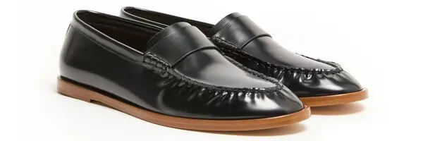 THE ROW New Leather Loafers