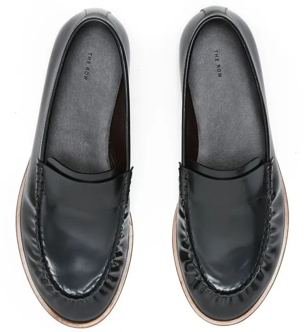 THE ROW New Leather Loafers