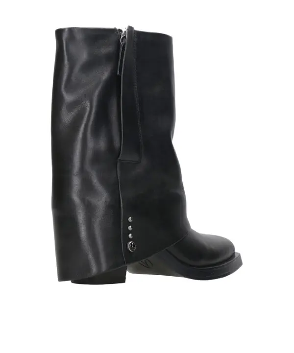 Ash Round-headed Short Boots