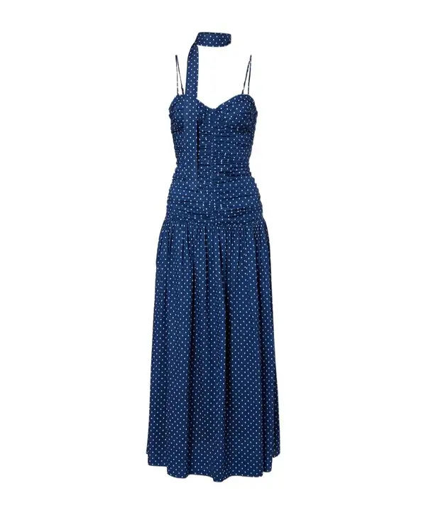 Posse Edie Polka-dot Maxi Dress