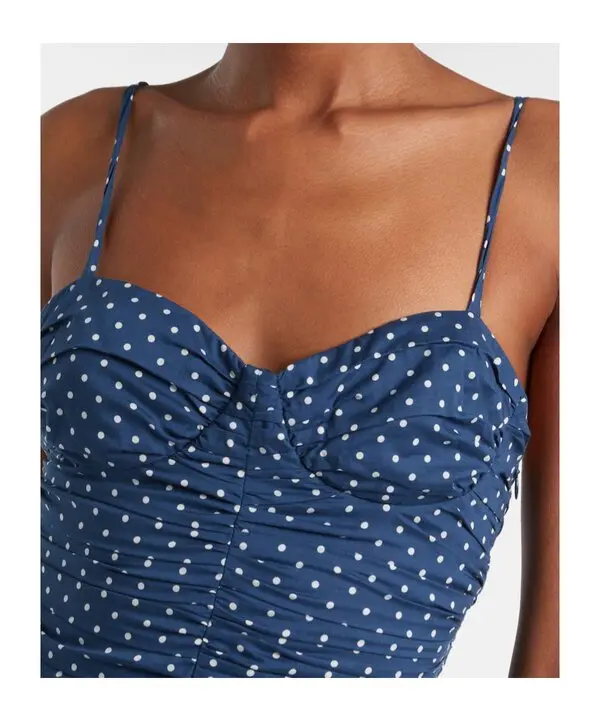 Posse Edie Polka-dot Maxi Dress