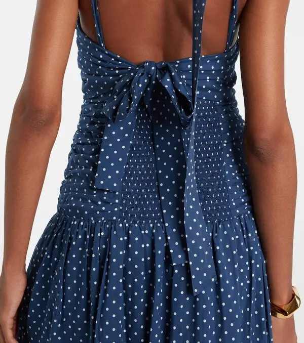 Posse Edie Polka-dot Maxi Dress