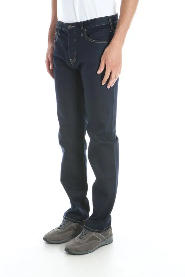 Emporio Armani Logo Denim Pants