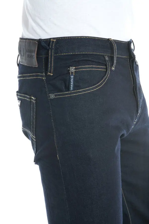 Emporio Armani Logo Denim Pants