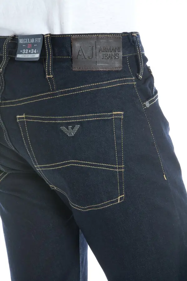 Emporio Armani Logo Denim Pants