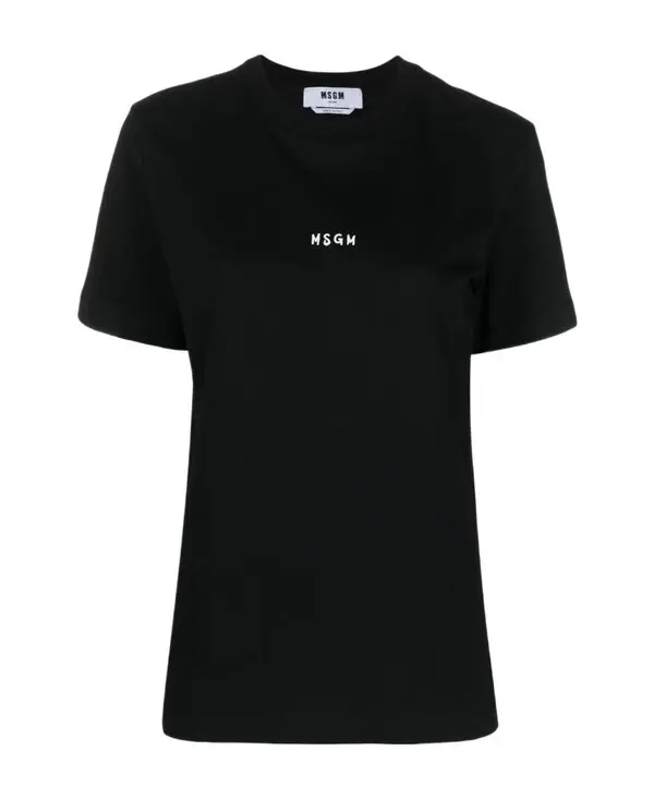 MSGM Logo-print Cotton T-shirt