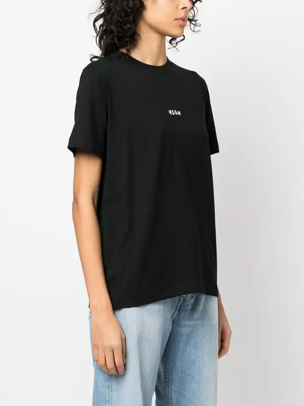 MSGM Logo-print Cotton T-shirt